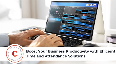 Productivity And Efficient Workforce Solutions Time And Attendance