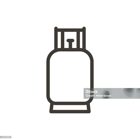 가스 배럴 탱크 벡터 얇은 선 아이콘 선형 윤곽선 스트로크 그림 가솔린에 대한 스톡 벡터 아트 및 기타 이미지 가솔린 가스