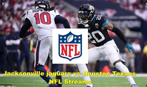 Nfl Live Jacksonville Jaguars Vs Houston Texans 2019 Online