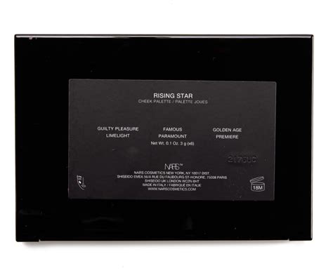 Nars Rising Star Cheek Palette Review And Swatches Fre Mantle Beautican