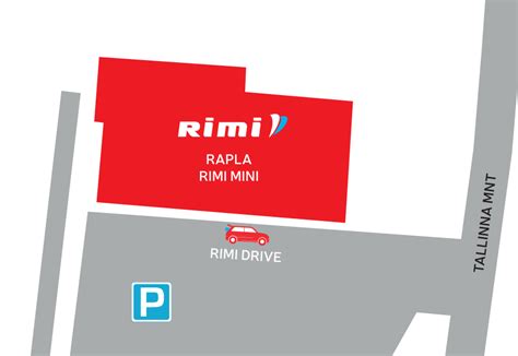 Rapla Mini Rimi Drive Drive Väljastuspunkt E Pood