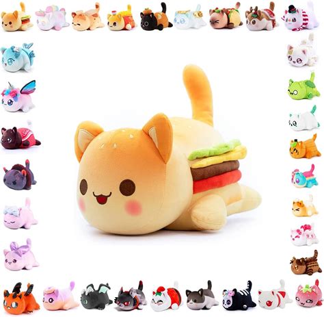 Haneva Mee Meows Cat Plush Cat Food Plushies Cat Mee Meow Aphmau Cat Food Plush Meemeows