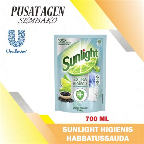 Jual SUNLIGHT HIGIENIS HABBATUSSAUDA JERUK NIPIS 700 ML SABUN CUCI