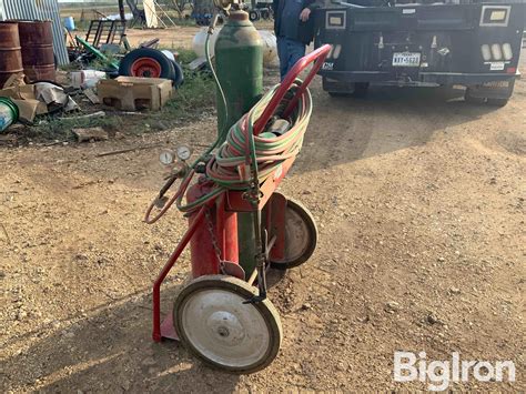 Oxy Acetylene Torch Set On Cart Agriculture Bigiron