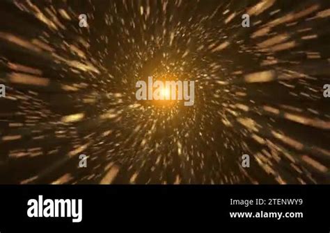 Outer Space Cosmic Interstellar Background Flying At Warp Speed