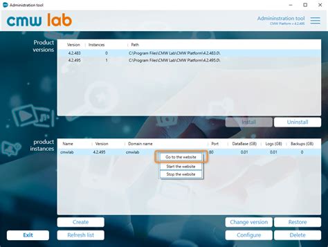Upgrading A Deployed Instance To A New Cmw Platform Software Version