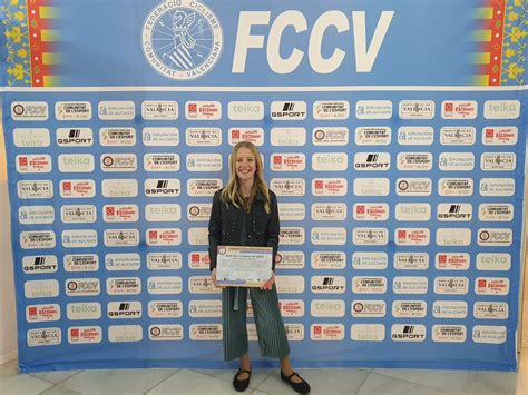 La Ibense Valeria Coloma Chamorro Galardonada Por Su Gran Temporada En