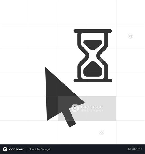 Waiting Cursor Animated Icon Download In Json Lottie Or Mp4 Format