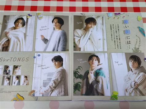 【目立った傷や汚れなし】★sixtones★最新5誌切り抜き Potato 2023年5月号andwink Up 2023年5月号andduet
