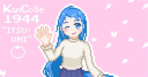 艦隊これくしょん 【艦これ】五月雨ちゃん【ドット絵】 Luimago＠skeb受付中のイラスト Pixiv