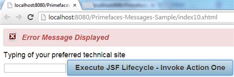 Primefaces Message Messages And Growl Components Example Digitalocean