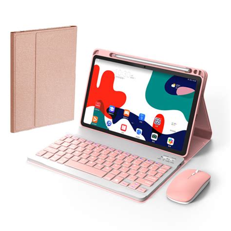 Чехол клавиатура для Huawei Matepad T10s 10 1 с клавиатурой и мышью