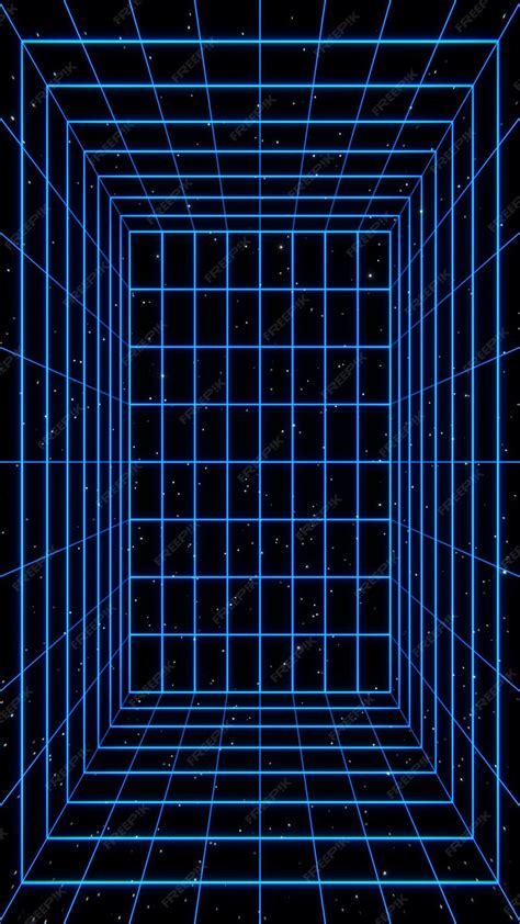 Premium Photo Digital Grid Vertical Background
