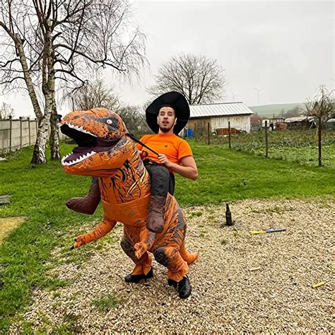 Inflatable Dinosaur Costumes Adult T Rex Ride Fancy Temu