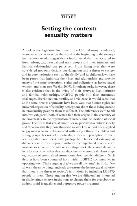 Pdf Setting The Context Sexuality Matters