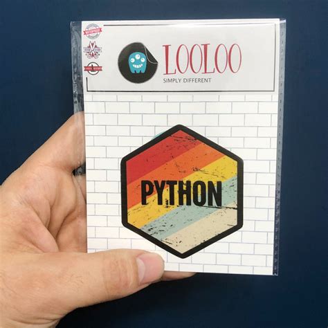 قیمت و خرید استیکر تزئینی موبایل و تبلت لولو مدل Python برنامه نویسی کد 280