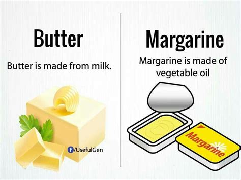 Butter Vs Margarine Ingilizce Dilbilgisi Dilbilgisi Ingilizce