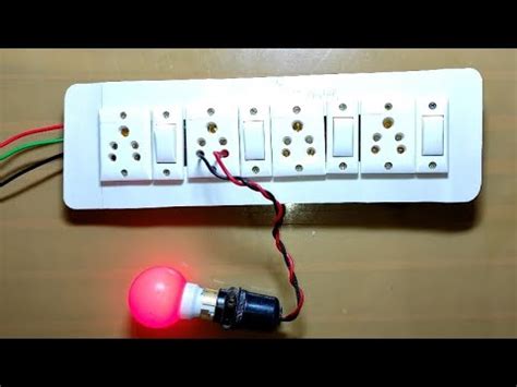 Sockets And Switch Connection Extension Board Electric Wiring