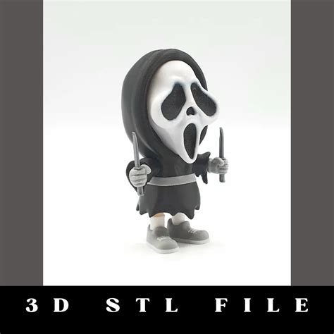 Ghost Face Scream Stl File