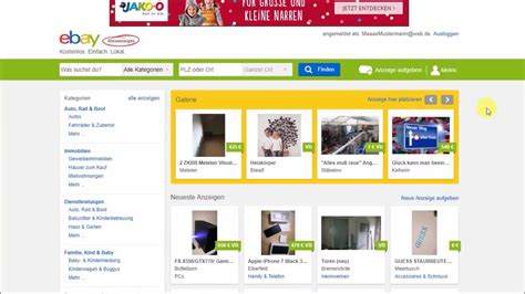 Bei Ebay Kleinanzeigen registrieren und anmelden Eine Anleitung für