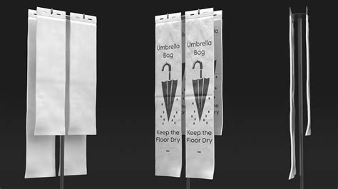 스탠드가 있는 젖은 우산 가방 3d 모델 19 3ds Blend C4d Fbx Max Ma Lxo Obj Free3d