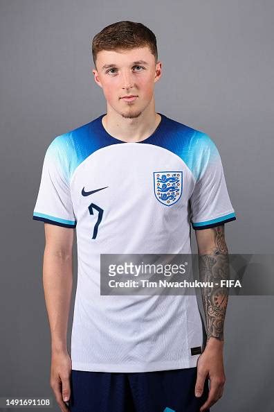 Alfie Devine Of England Poses For A Photograph During The Official