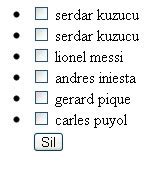 Php De Checkbox Lar Ile Lem Yapmak