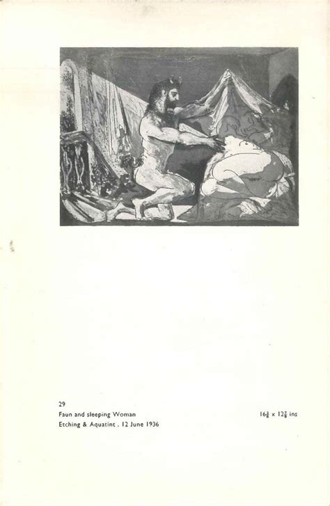 Picasso Etchings 1930 1936 Original Catalogue By P Picasso 1955