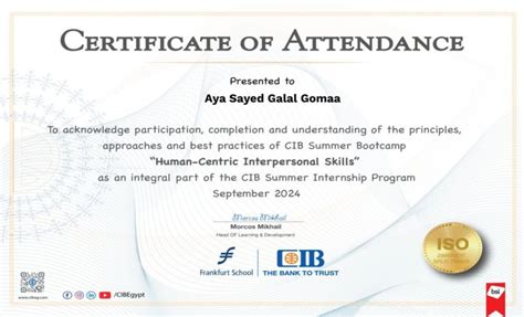 Aya Sayed On Linkedin Sas Cibsummerinternship2024