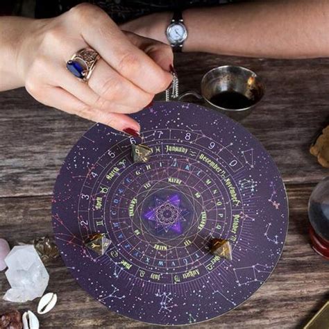 Tapis De Cartes De Tarots Runes Autel Nappe De Table Constellation