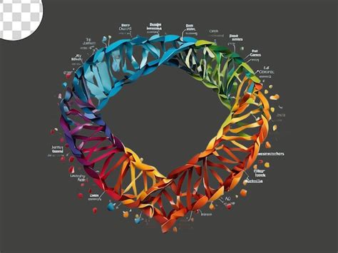 Premium Psd Design Continents In The Shape Of Dna