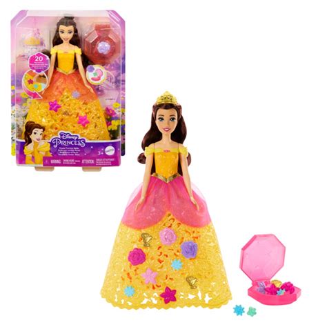 Disney Princezné Kvetinová Magia Belle Bábika S Doplnkami Mattel