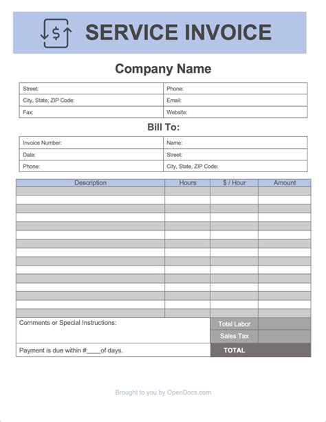 Welding Invoice Template Printable Word Searches