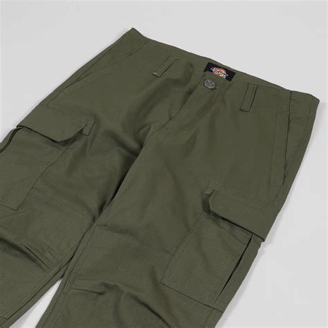 Dickies Lifestyle Mens Millerville Cargo Pants Military Green
