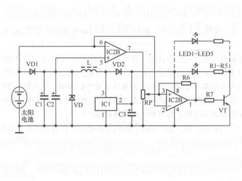 Solar Lawn Lamp Control Circuit Solar Pv Power System Construction