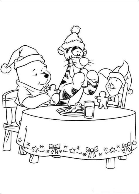 Free Disney Christmas Coloring Pages Printable