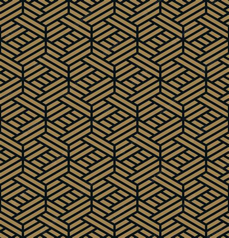 Premium Vector Seamless Pattern Elegant Linear Ornament Geometric Stylish Background Vector