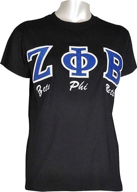 Buffalo Dallas Zeta Phi Beta Script Applique Ladies Tee Short Sleeve