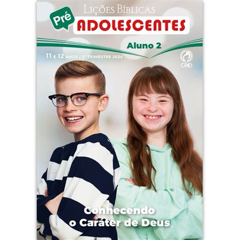 Revista Lições Bíblicas Aluno Pré Adolescentes 2° Tr 2024 Shopee