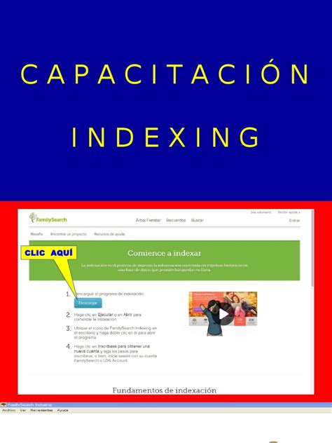 Presentacion Lds Indexing Pdf Informática Y Tecnología De La