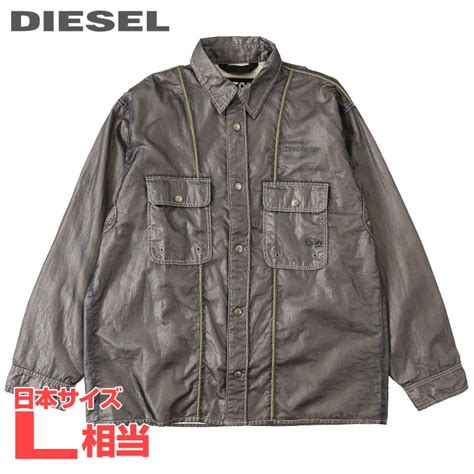 【楽天市場】 Diesel ディーゼル メンズ シースルーオーガンジー ダブルシェル 長袖シャツ【s U24】【サイズm】【1サイズ程大きめの