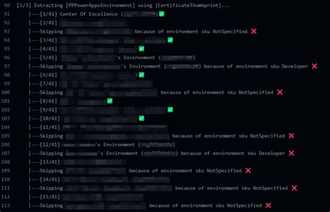 PPPowerAppsEnvironment Issues With Export Of Environments Issue Microsoft