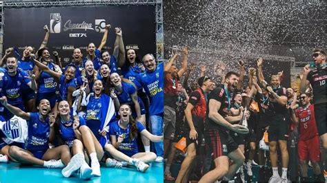 Cbv Divulga Tabelas Da Superliga Masculina E Feminina De Vôlei Veja