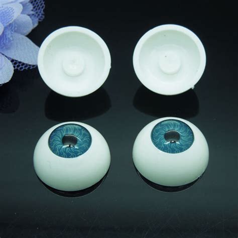 20 개 10 쌍 반원형 플라스틱 인형 눈 파란색 Bjd 눈 인형 인형 눈 눈알 20mm Ea128 인형 And 부속품
