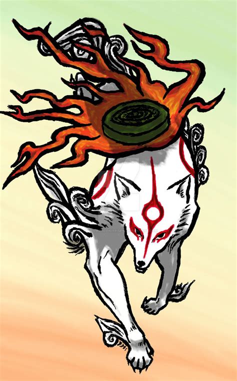 Okami Amaterasu By Shadowphoenixrisen On Deviantart