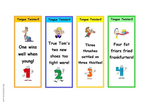 English Tongue Twisters
