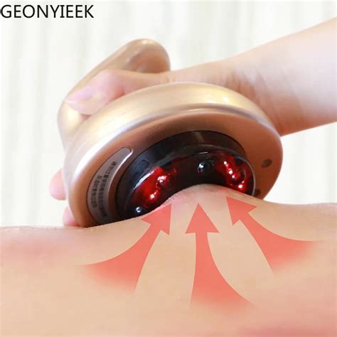 Elektrische Schr Pfen Massage Guasha Schaben EMS K Rper Massager Vakuum