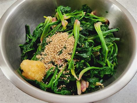 겨울시금치 포항초 섬초무침 만들기 시금치 삶는법 시금치무침 레시피 간단반찬