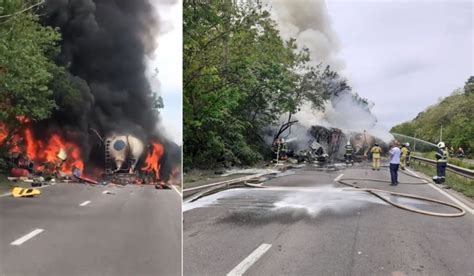 Pericol pe Centura Capitalei O cisternă a explodat în urma unui