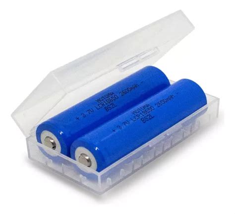 Pila Recargable 18650 Motoma 2600mah Con Teton Caja X 2 Unid
